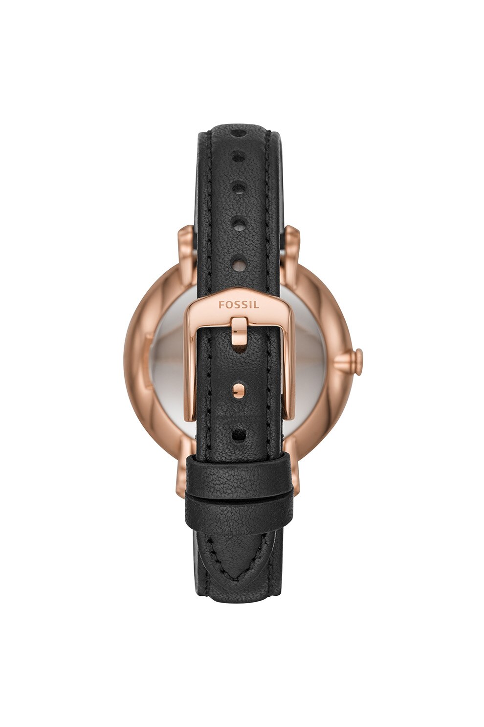 Fossil, Ceas quartz cu cadran cu model floral, Negru - eMAG.ro