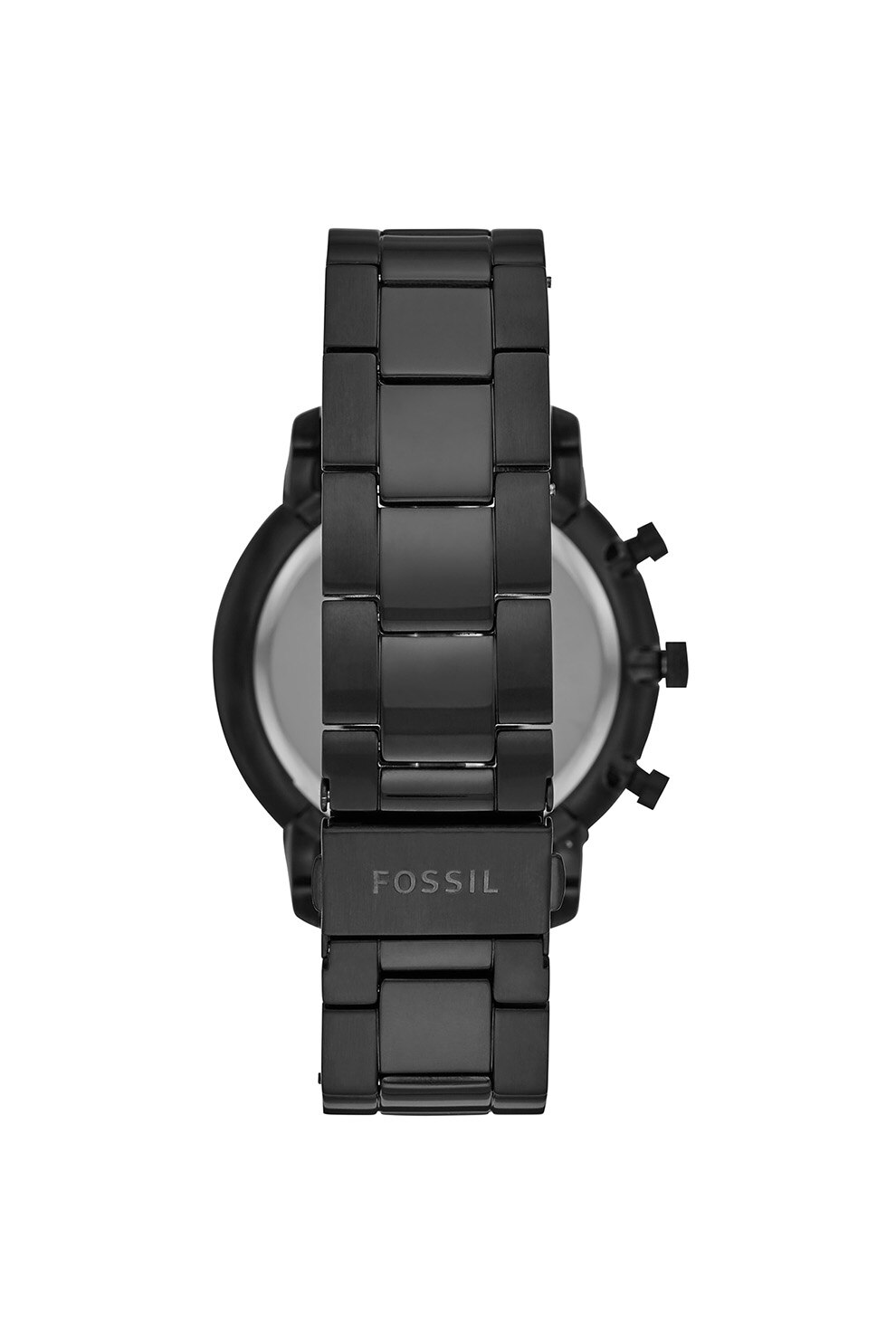 Fossil, Ceas cronograf cu bratara din otel inoxidabil, Negru - eMAG.ro