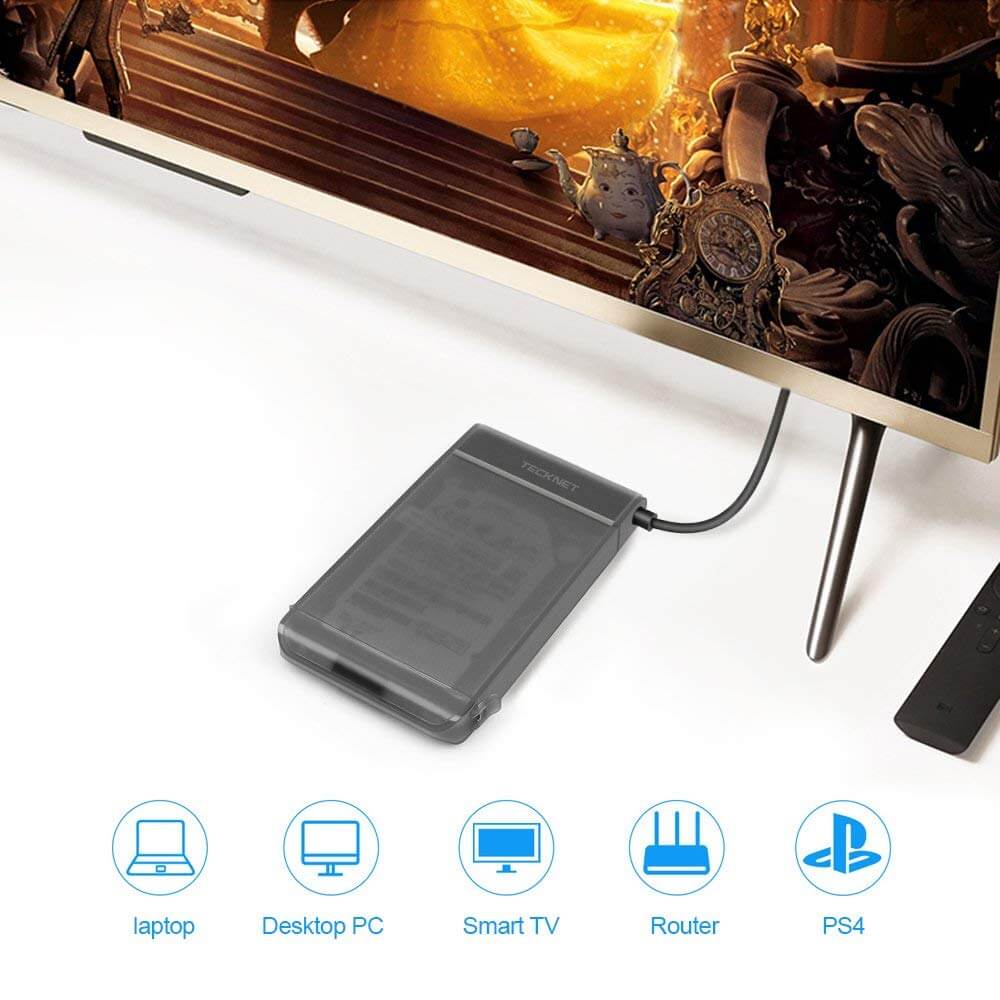 TeckNet UD025 USB 3.0 Hard Drive Disk Enclosure - външна кутия за 2.5 ...