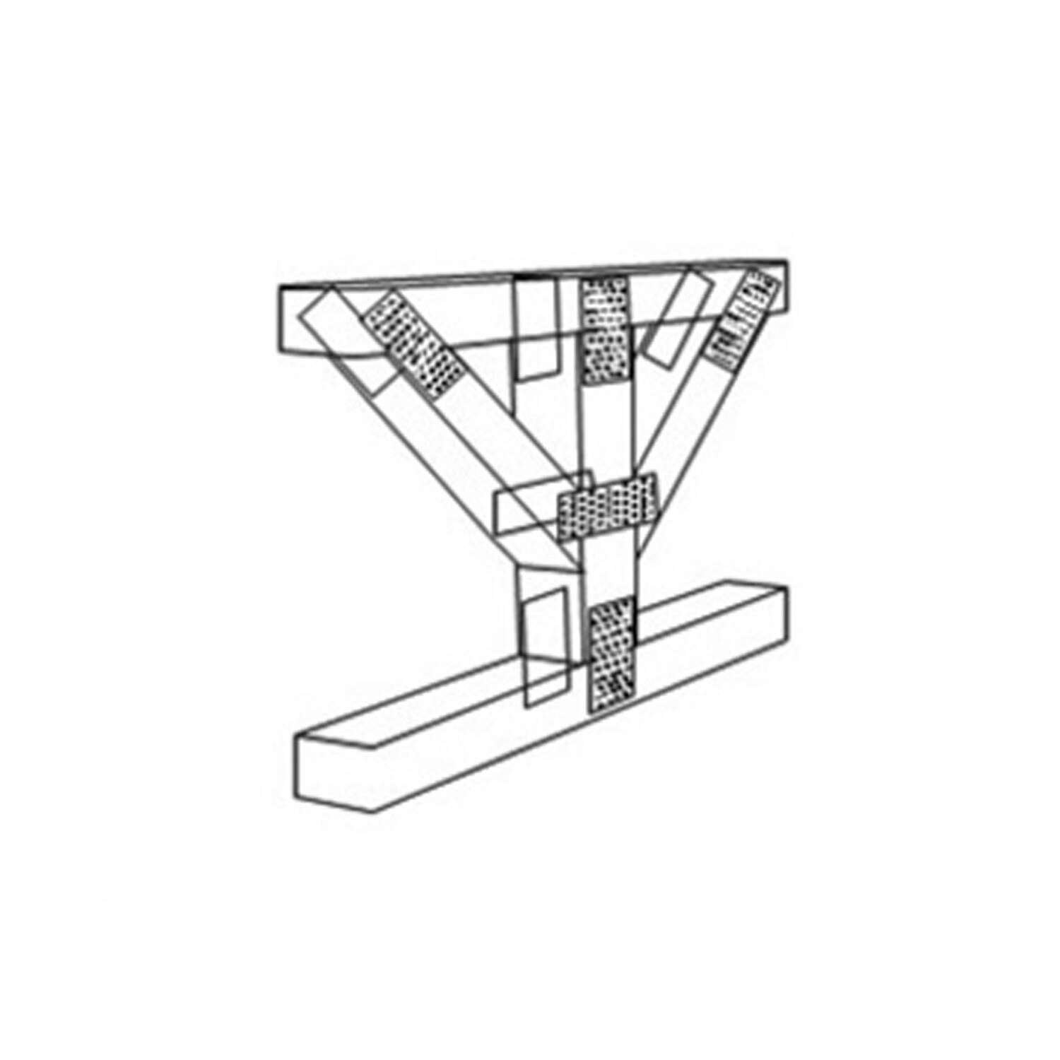 Eclisa perforata pentru imbinare lemn, 96 x 35 x 2 mm, Evotools, 10 buc ...