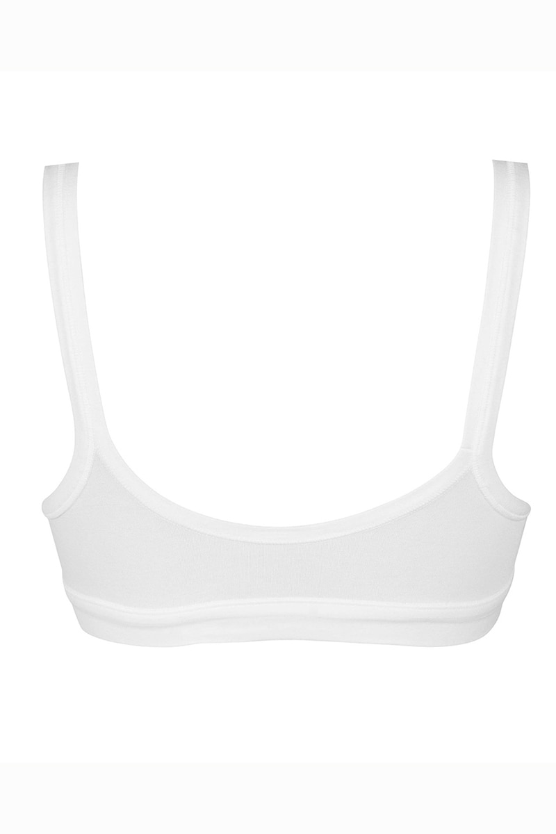 Bustiera din bumbac, Cotonella, Alb, XL - eMAG.ro