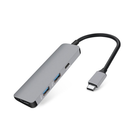 Адаптер 4 в 1, Pyramid, USB 3.0 тип C към HDMI, четец на карти, за ...