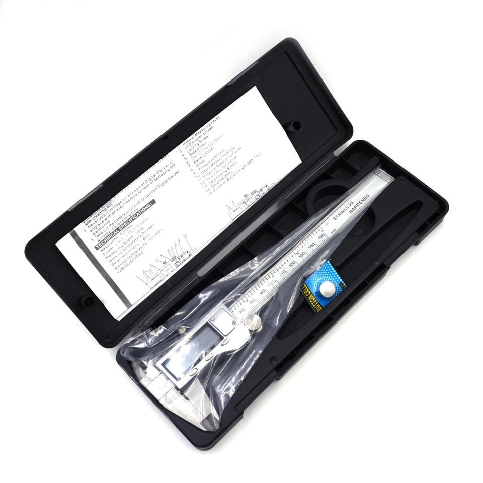 Subler digital din metal, afisat digital, aparat masurare interior si ...