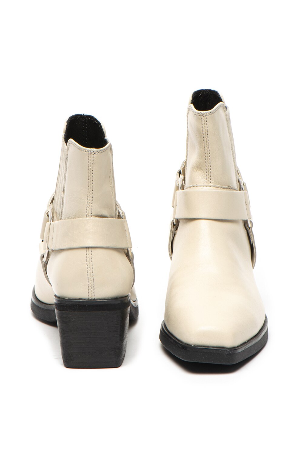 Vagabond Shoemakers, Боти Simone с масивен ток, Крем, 37 - eMAG.bg