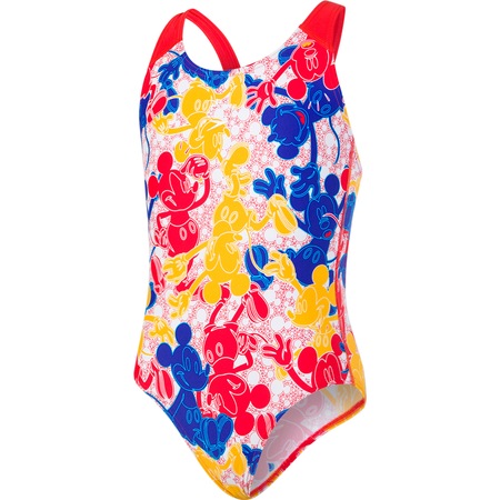 Costum inot Speedo Disney Mickey Mouse, Albastru/Rosu - eMAG.ro