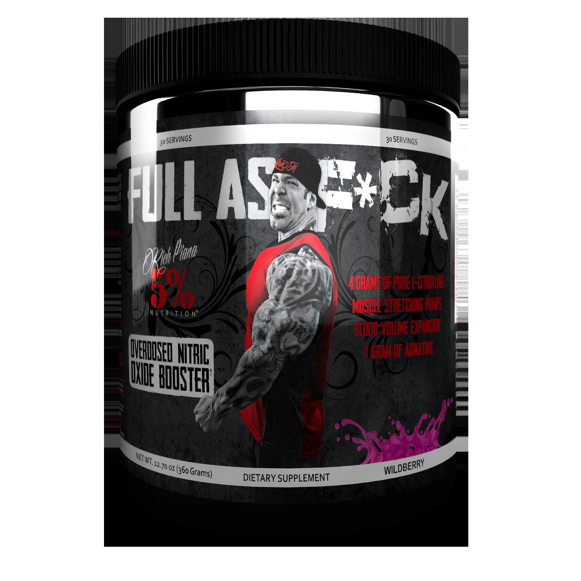 Oxid nitric booster, Rich piana 5 percent, Full as Fck, aroma fructe de ...