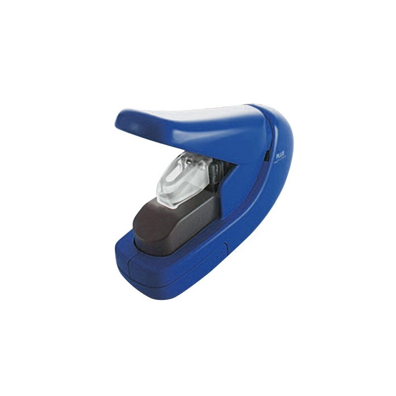 Capsator fara capse Plus, 6 coli, albastru - eMAG.ro