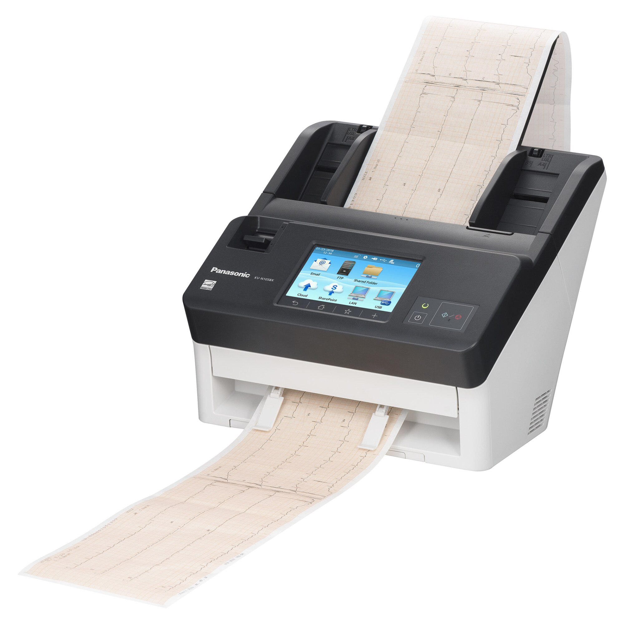 Scaner A4 Panasonic KV-N1058X | A4 | 70 ppm | Color | Touch Screen ...
