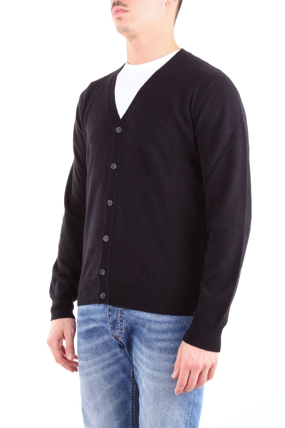 Cardigan barbat, Manipur, Negru, 600827554BLACK, 48 - eMAG.ro