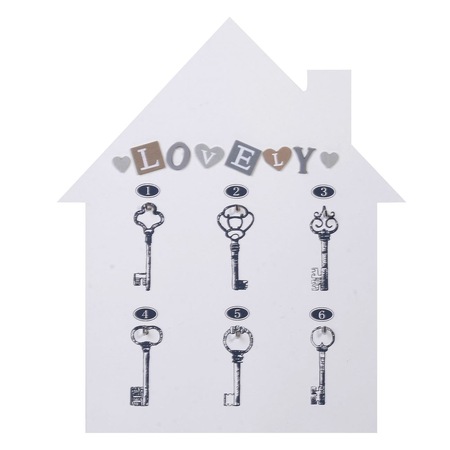 Panou pentru chei LOVELY iMKⓇ Design modern, 27x33,5x0,5 cm, VD - eMAG.ro