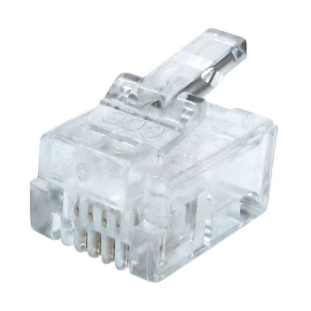 Conector transparent RJ11 A-MO 6/4 SF CLIPS RJ11 - eMAG.ro