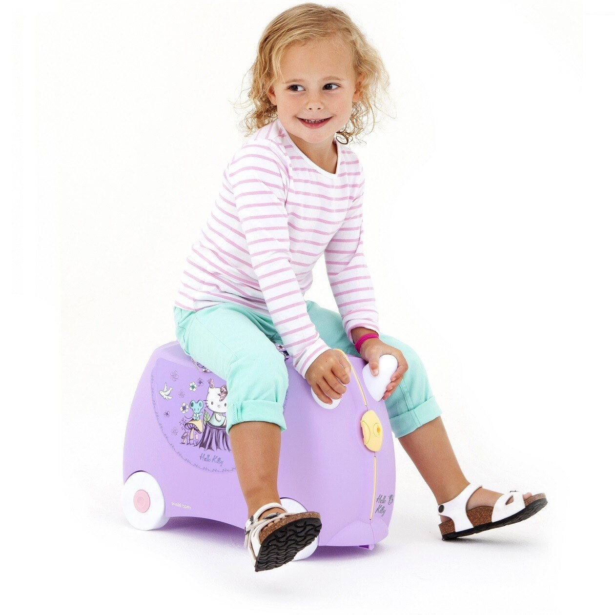 Valiza Trunki Hello Kitty Lilac - eMAG.ro