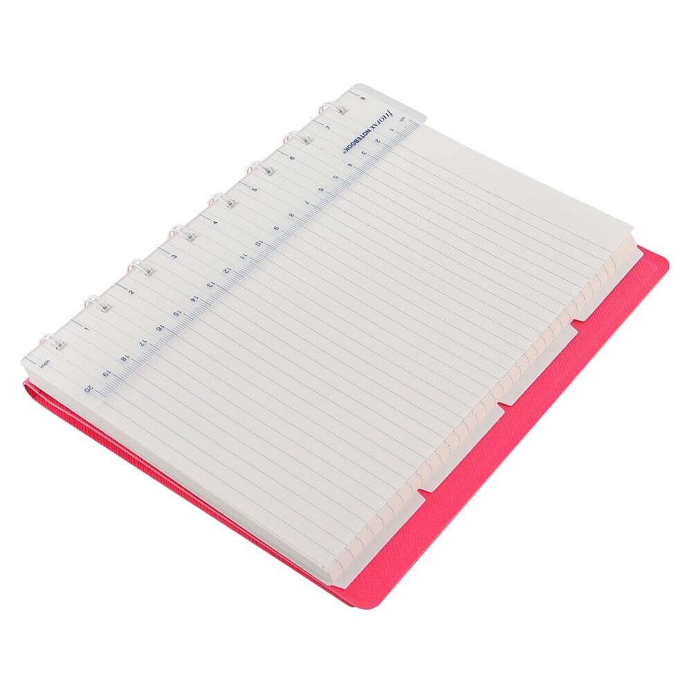 Недатиран дневник А5 със спирала и пълнители FILOFAX Notebook Saffiano ...