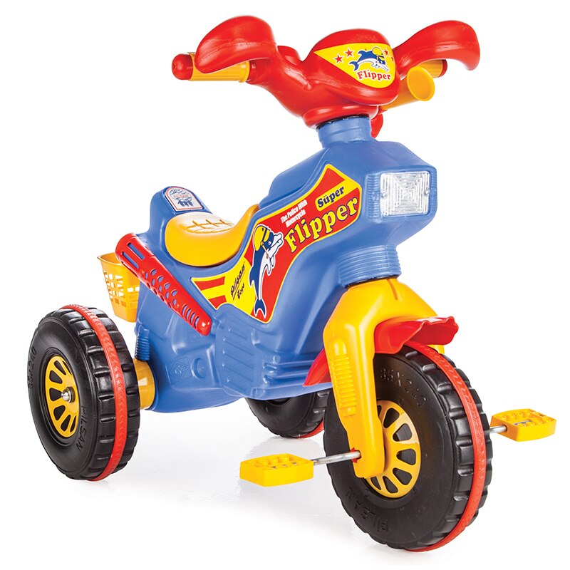Tricicleta pentru copii Pilsan Flipper cu claxon si cosulet greutate ...