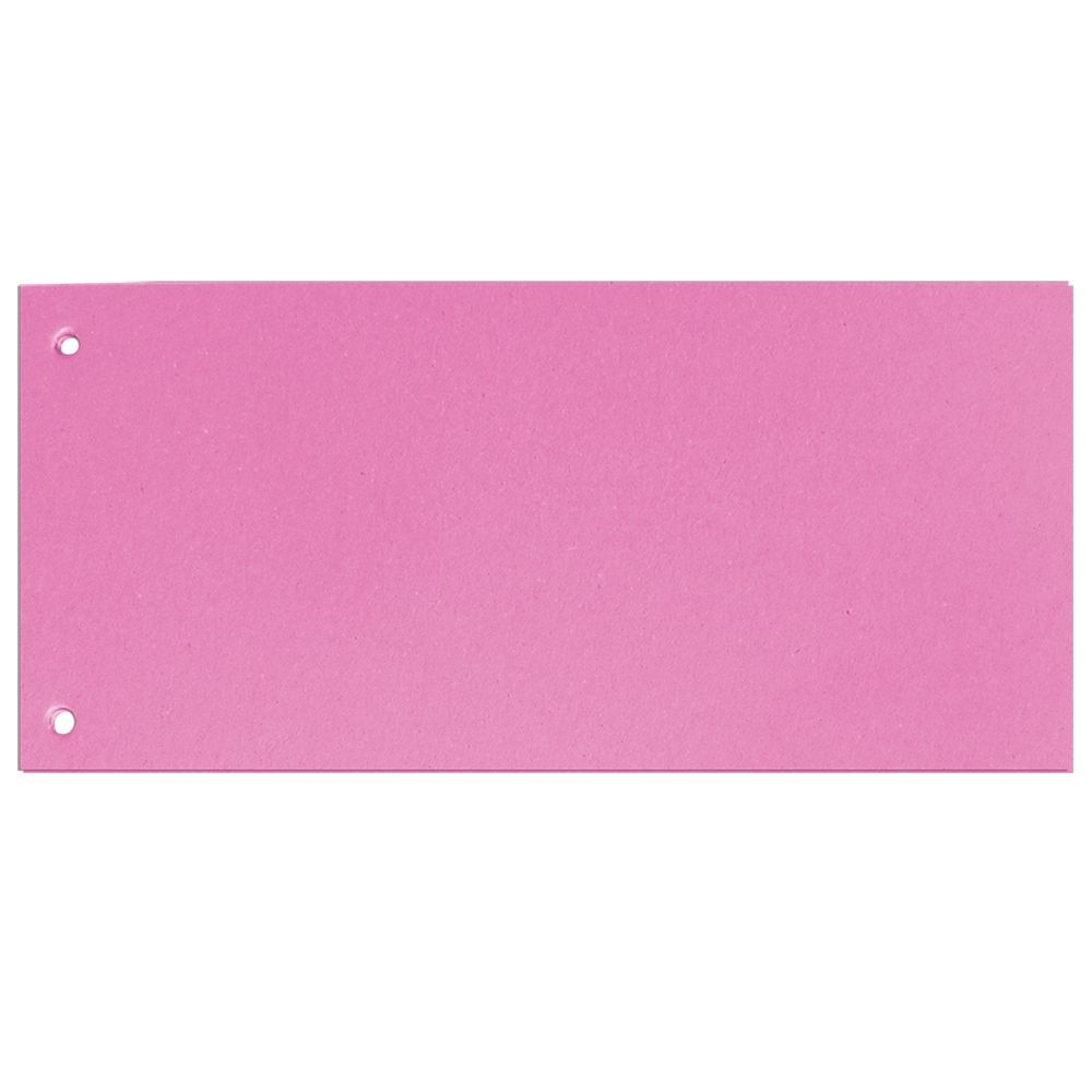 Separatoare din Carton, Dimesiune 10x24 cm, 100 File/Set, Culoare Roz ...