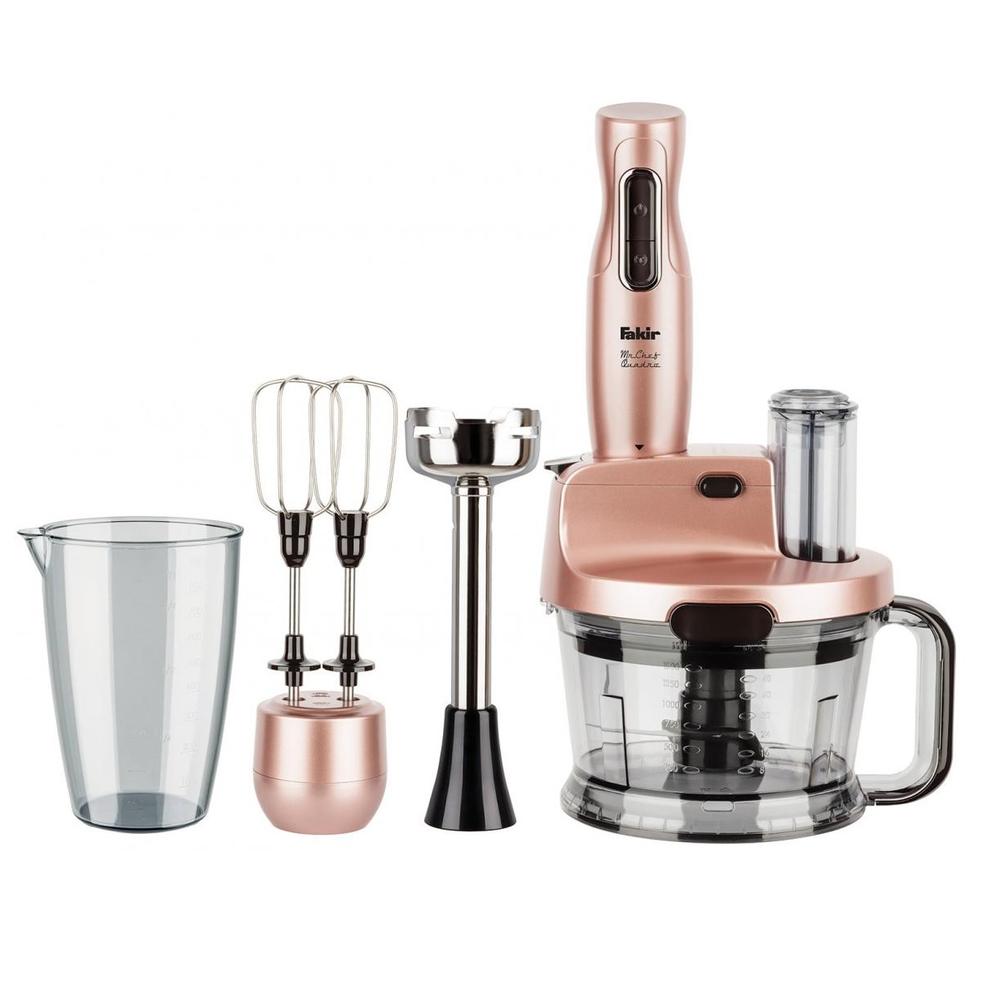 Mixer vertical Fakir Mr. Chef Quadro, 1000 W, Tocator 1,5l, Teluri inox ...