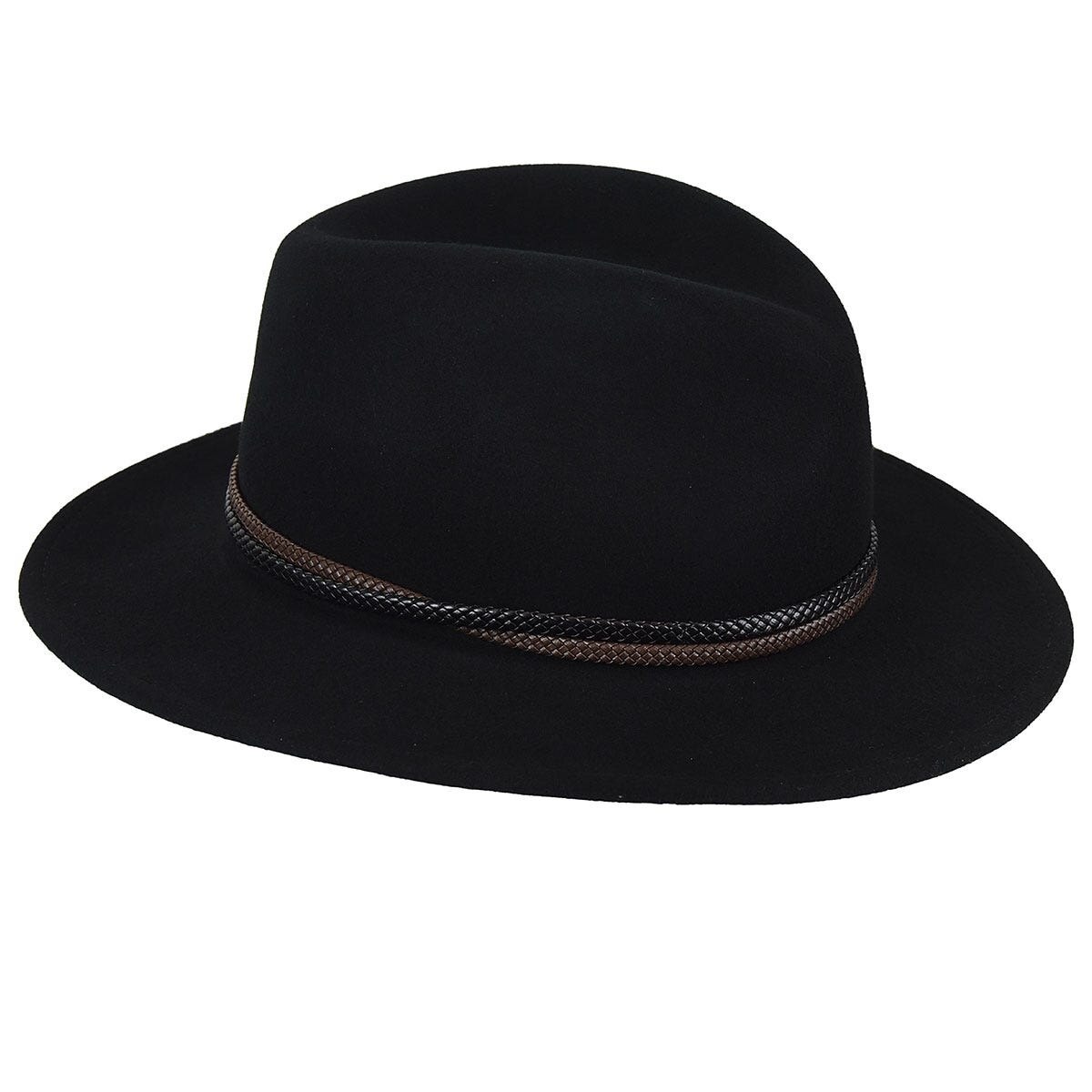 Palarie Bailey of Hollywood Nelles LiteFelt Fedora Negru - eMAG.ro