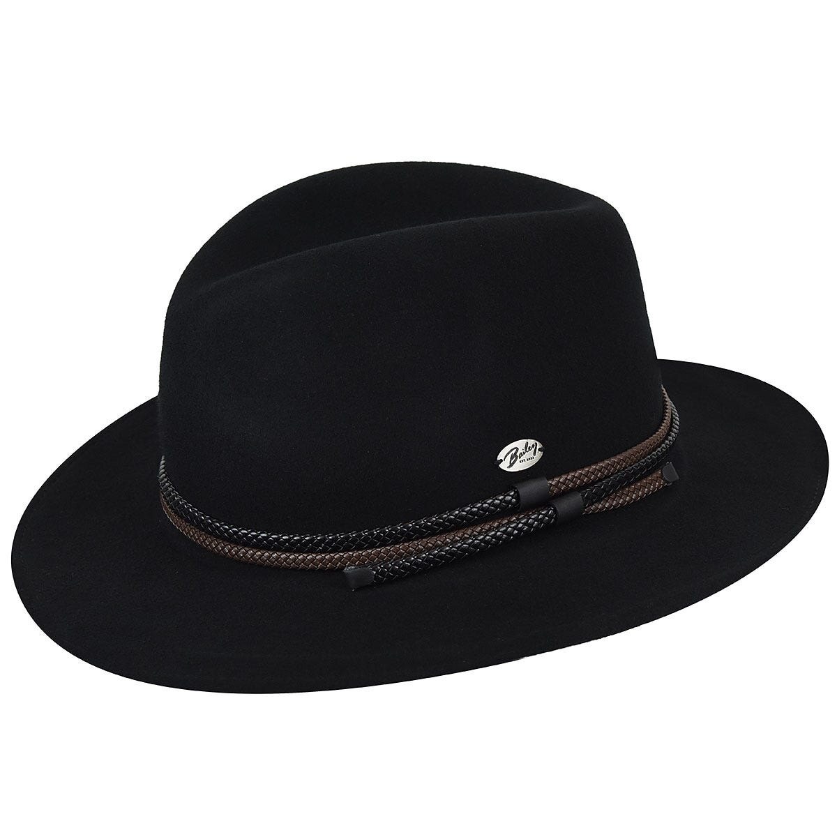 Palarie Bailey of Hollywood Nelles LiteFelt Fedora Negru - M - eMAG.ro