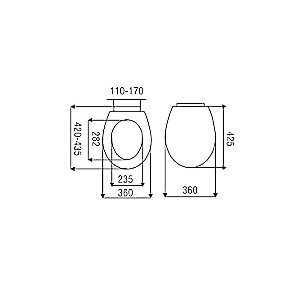 Ъглов моноблок Serel, Friendly ECO 6316, Бавнопадащ ABS капак - eMAG.bg