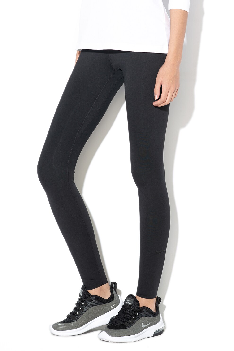 Nike, Фитнес клин One Luxe с Dri-FIT, Черен, XS - eMAG.bg