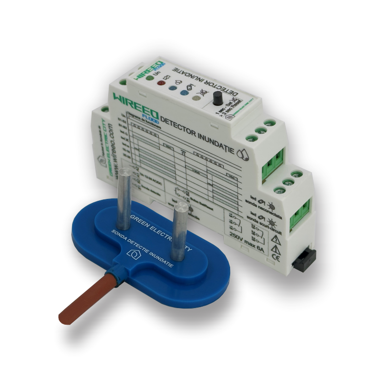 Detector Inundatie Kit Cu Sonda Circulara FFD_4R_KIT Wireeo Flood - eMAG.ro