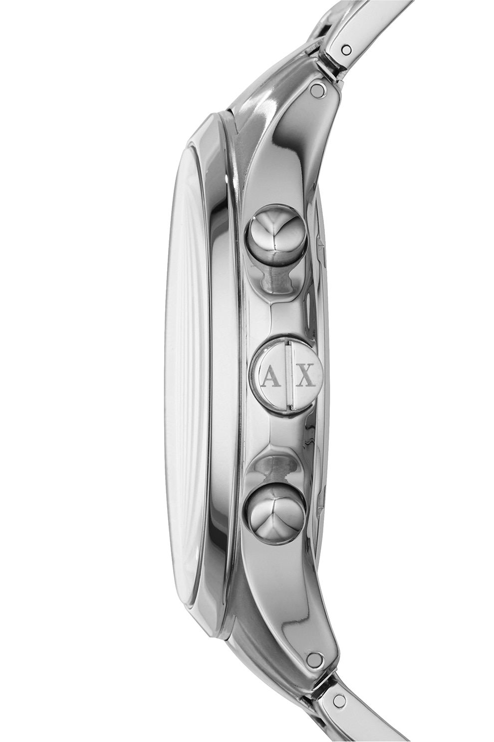 ARMANI EXCHANGE, Часовник от инокс с хронограф и лого, Сребрист - eMAG.bg