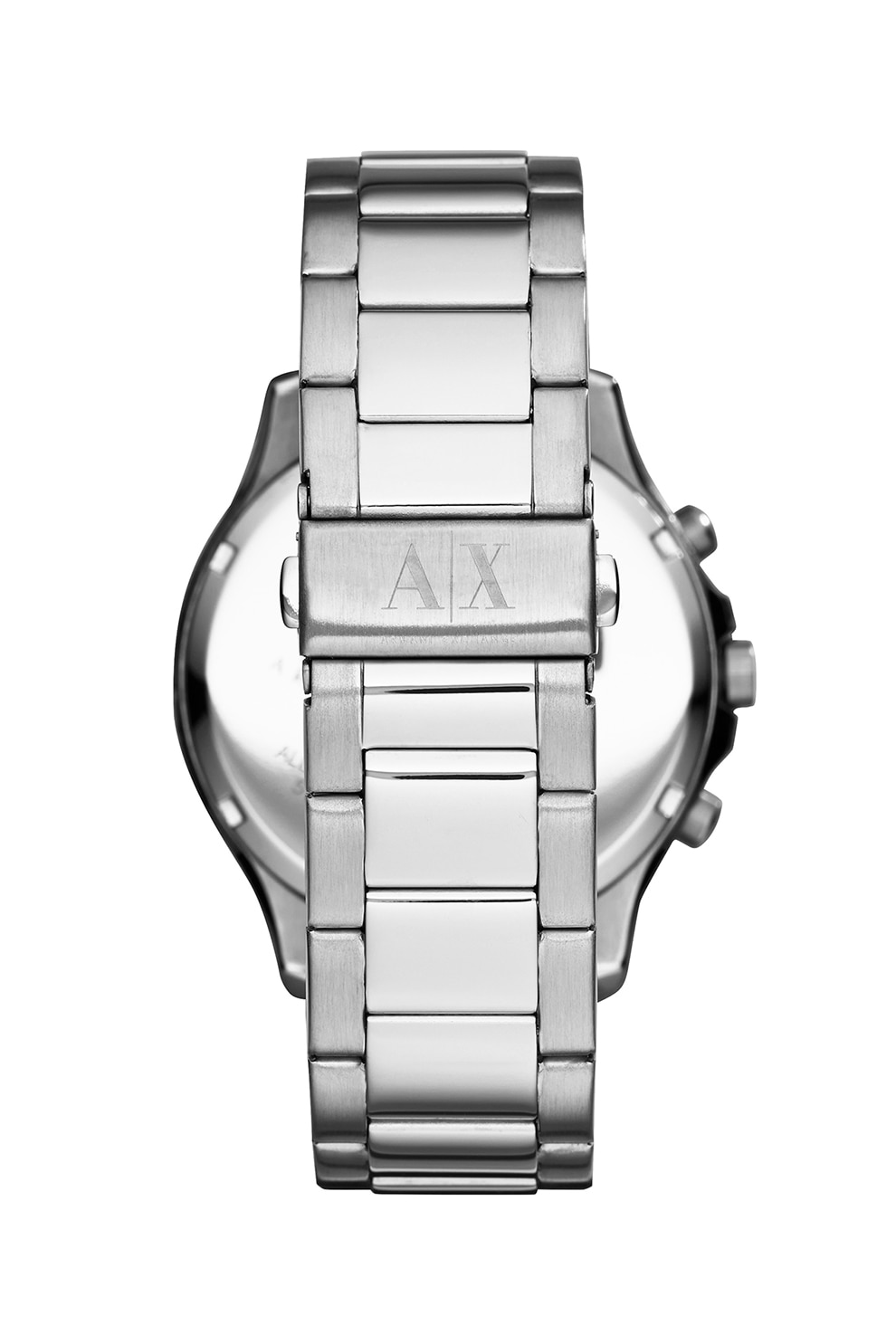 ARMANI EXCHANGE, Часовник от инокс с хронограф и лого, Сребрист - eMAG.bg