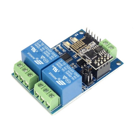 Modul releu, Cu WiFi, ESP-01, ESP8266, 512 kB, LED incorporat, Antena ...