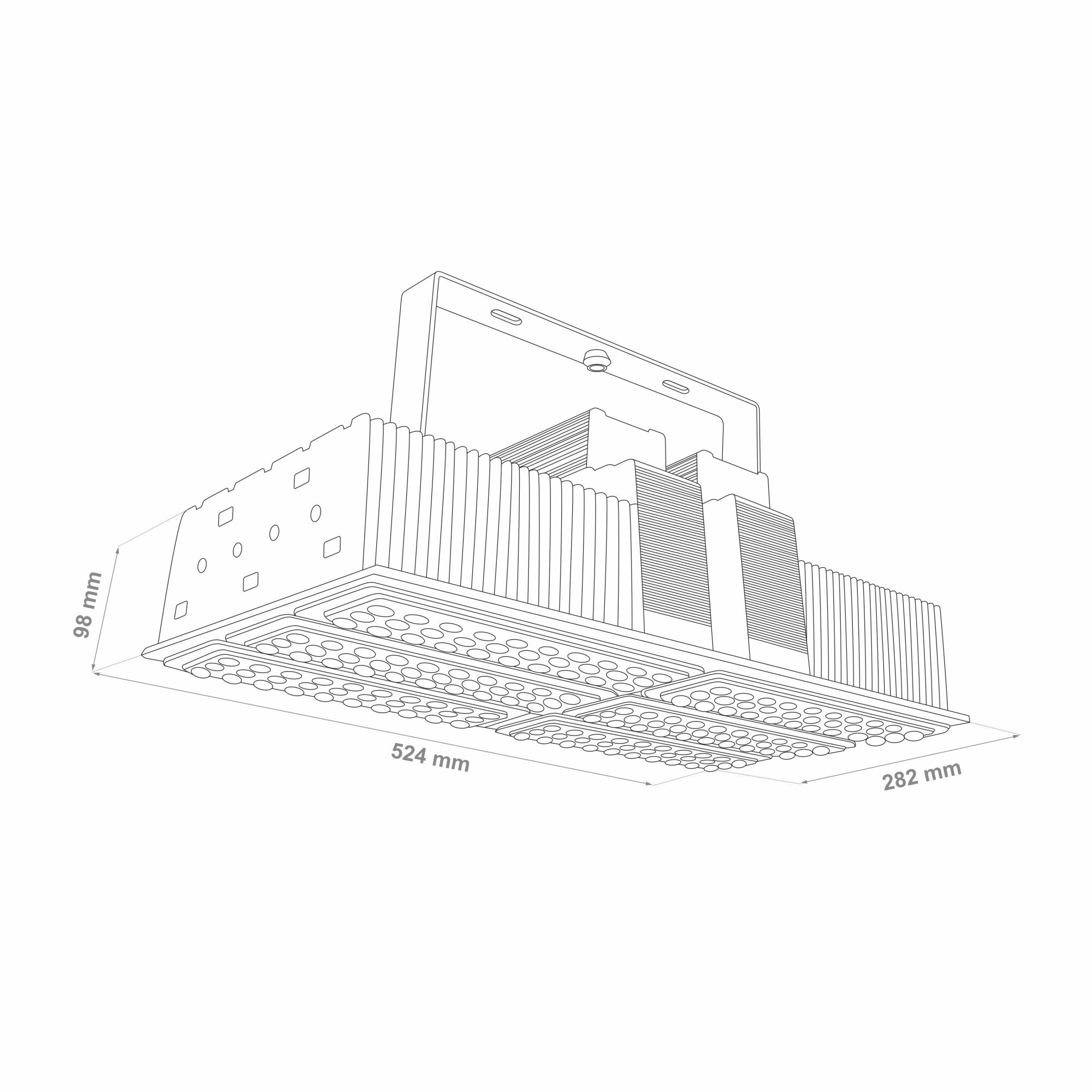 Proiector industrial IP65 LED 258W/ora, 36120lm - 50 000 ore, 5700K ...