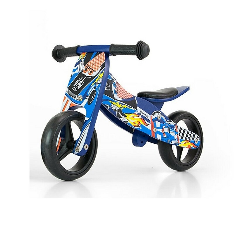 Колело за баланс 2 в 1 Milly Mally Jake - Сини коли - eMAG.bg