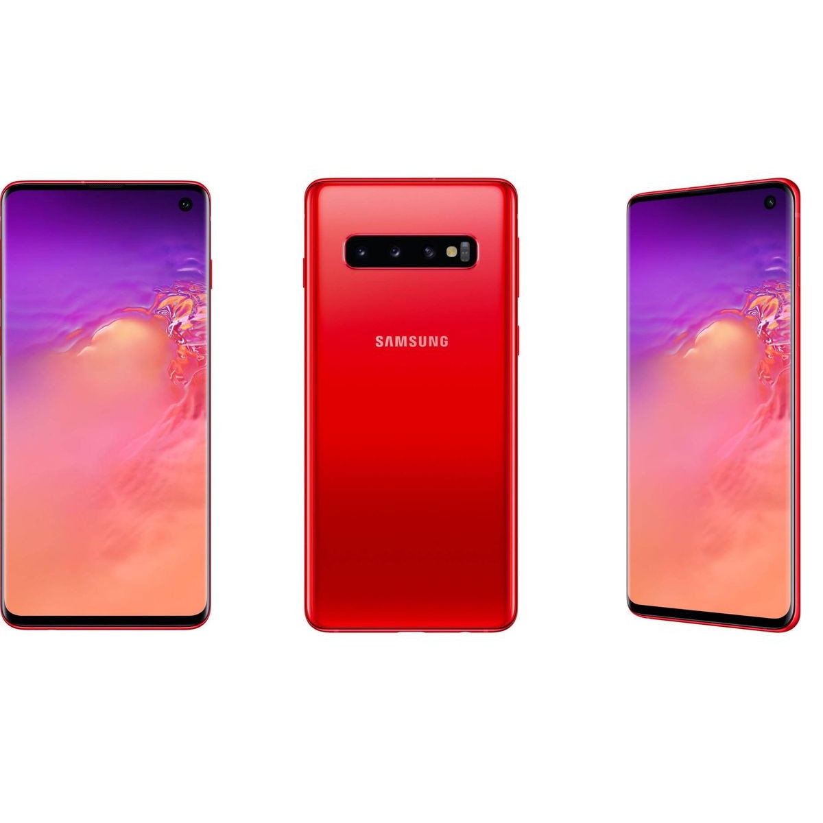 Комплект Samsung Galaxy S10 G973F LTE Dual Sim 128GB Red + Силиконов ...
