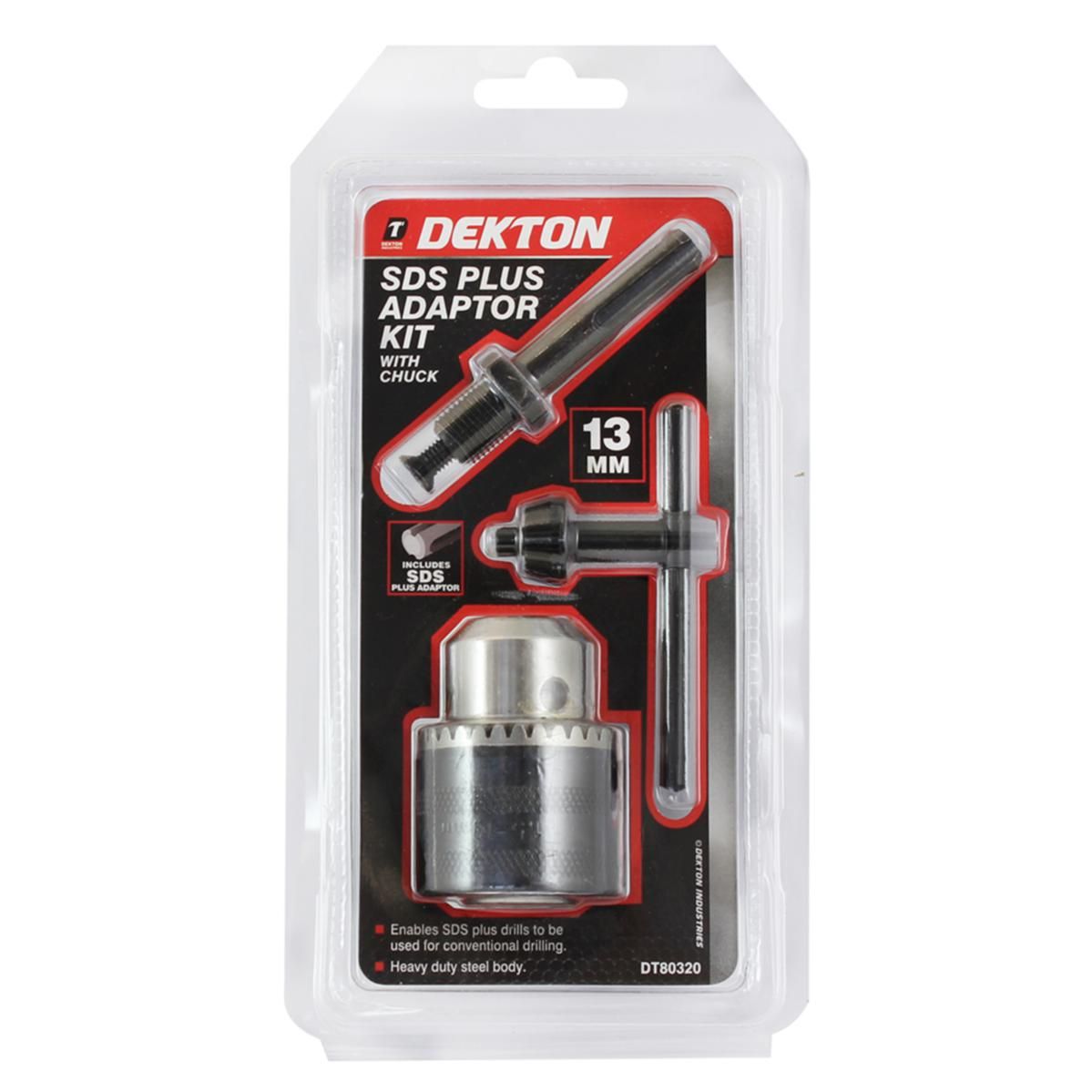 Mandrina cu cheie 13MM cu adaptor SDS Plus Dekton, DT80320 - eMAG.ro