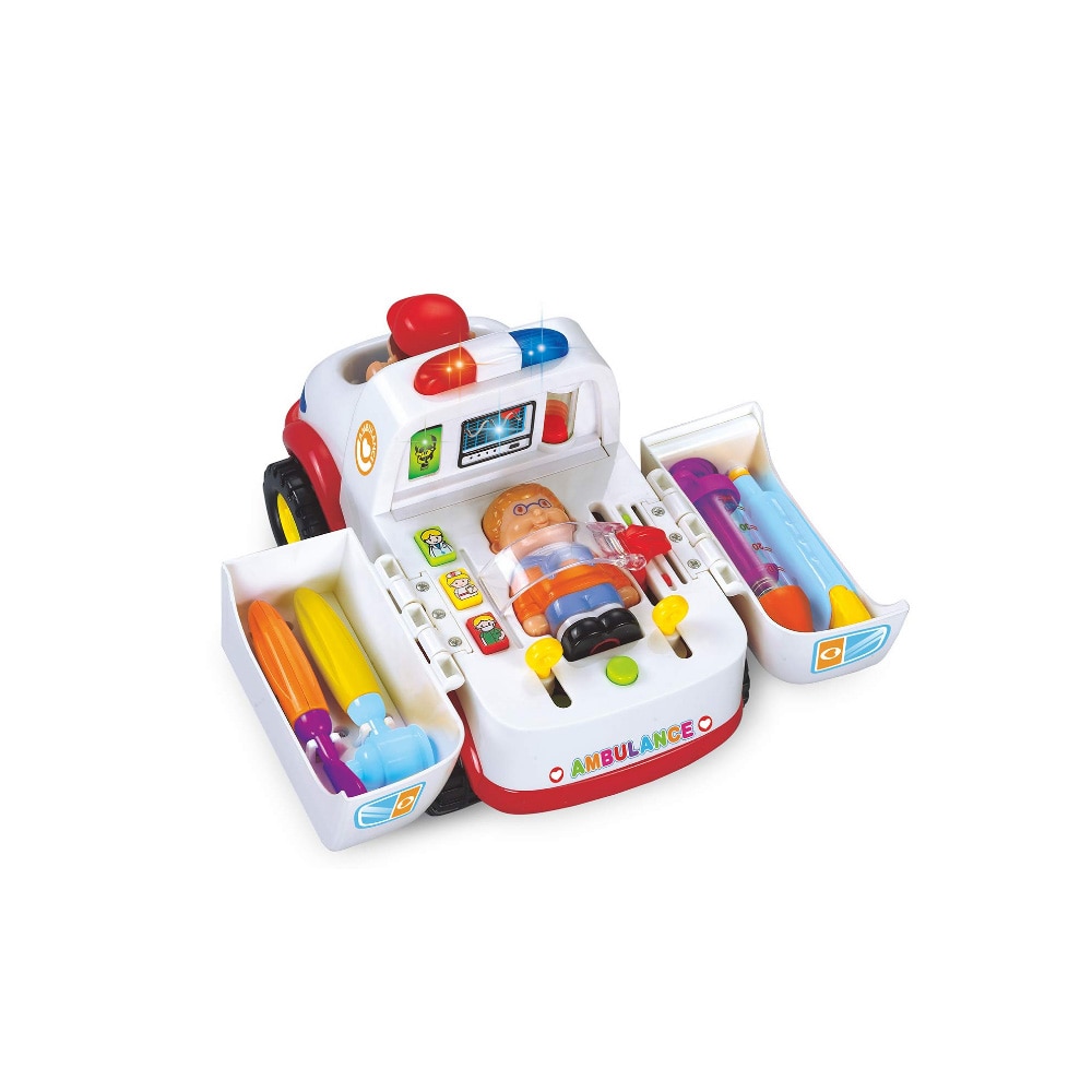 Jucarie Pentru Copii Ambulanta Cu Sofer WW5037 RCO® - eMAG.ro