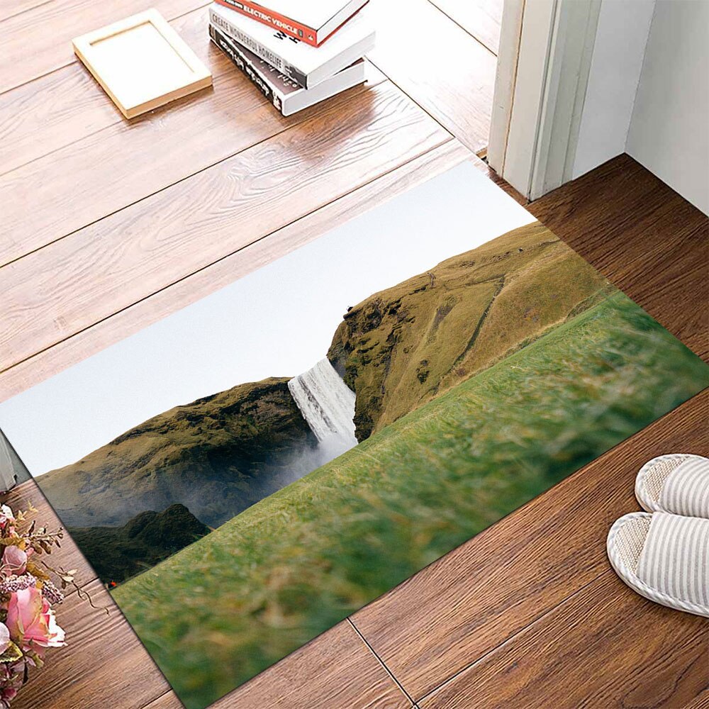 Covor Intrare Impermeabil Pres PVC Art Factory Cascada pe deal, 50 x 70 ...