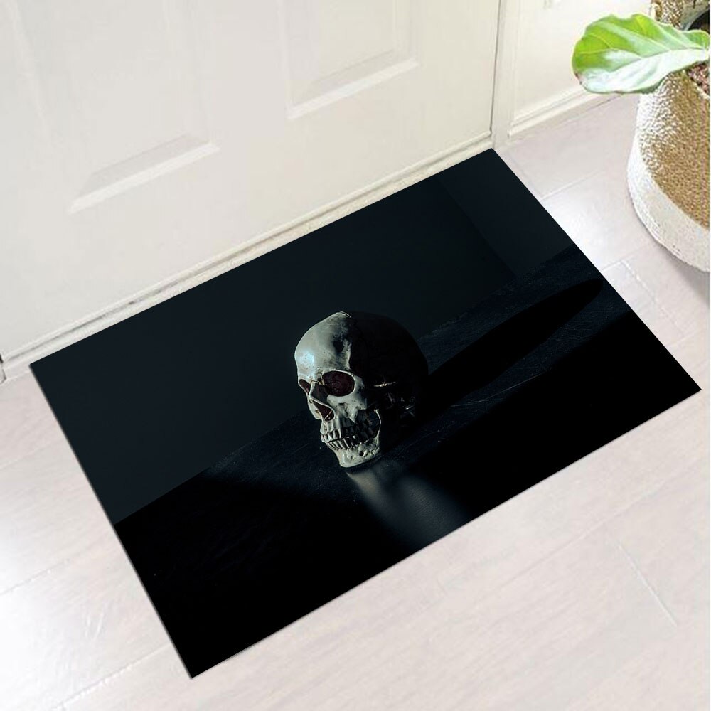 Covor Intrare Impermeabil Pres PVC Art Factory Cap De Schelet Uman, 50 ...