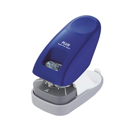 Capsator fara capse, 10 coli, Plus, Albastru - eMAG.ro