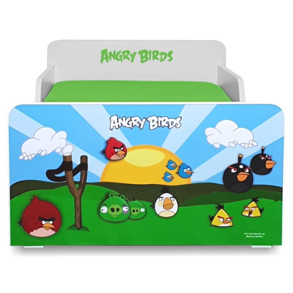 Pat copii Start Angry Birds - Mare 170x85cm - 2-12 ani - eMAG.ro