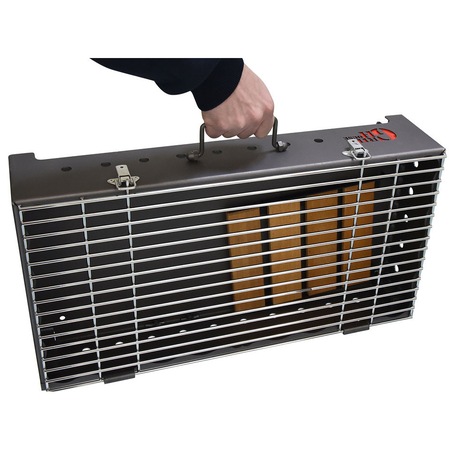 Gratar de gradina cu carbuni FM Premium portabil 58x30 cm - eMAG.ro