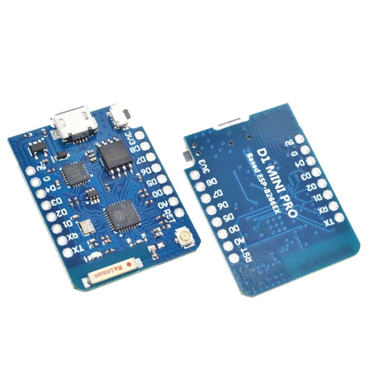 Arduino Clone WeMos ESP8266EX D1 Mini Pro vezeték nélküli fejlesztőlap, CP2104 - eMAG.hu