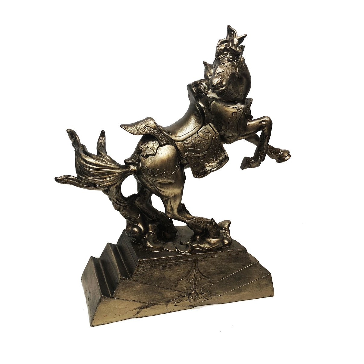 Statueta cal de lupta, 35 cm, S8017D - eMAG.ro