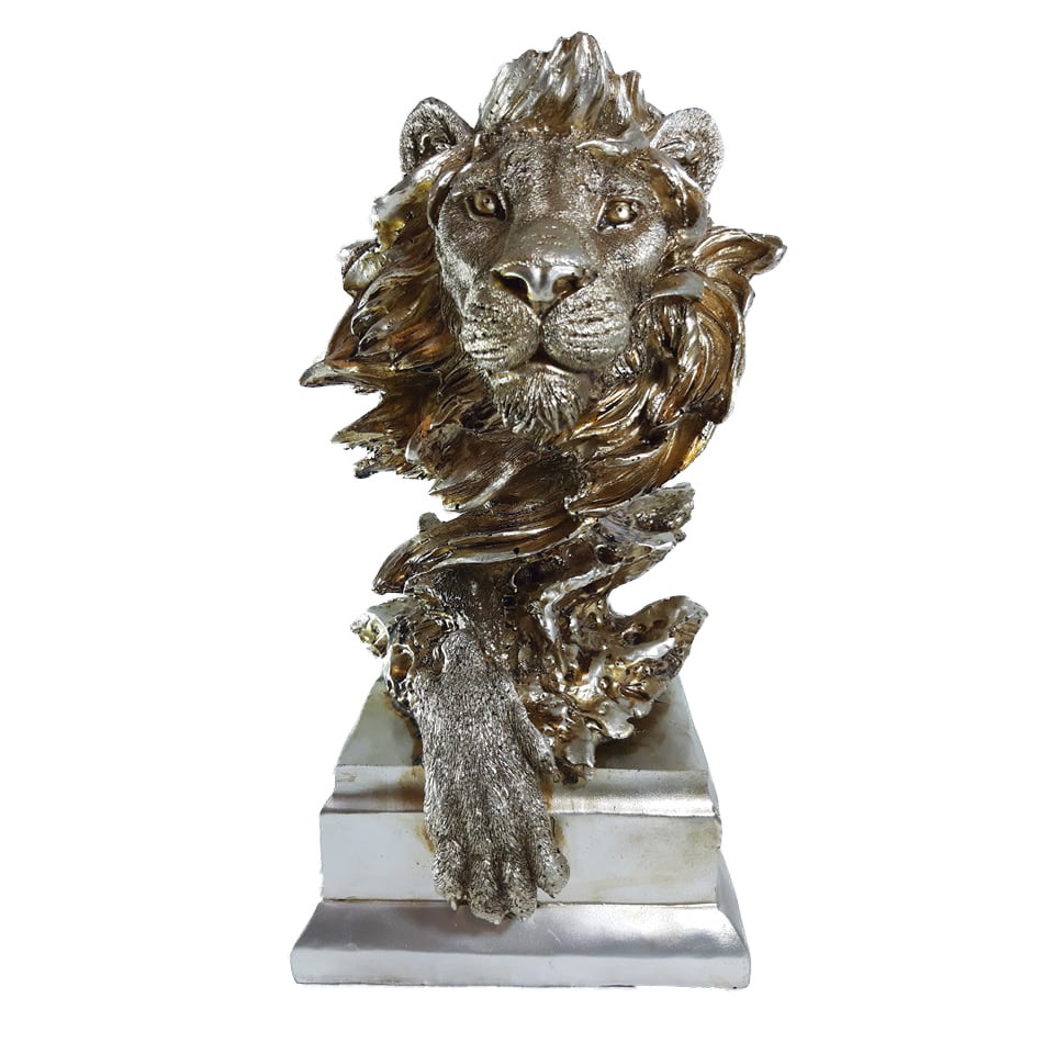 Statueta cap de leu, 30 cm, TD912D - eMAG.ro
