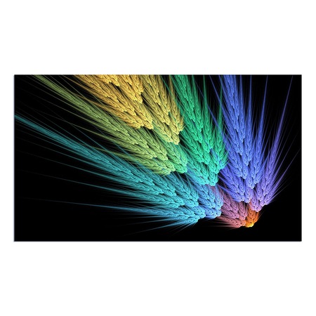 Covor Baie Impermeabil PVC Spic De Grau Colorat Art Factory, 100 x 150 ...