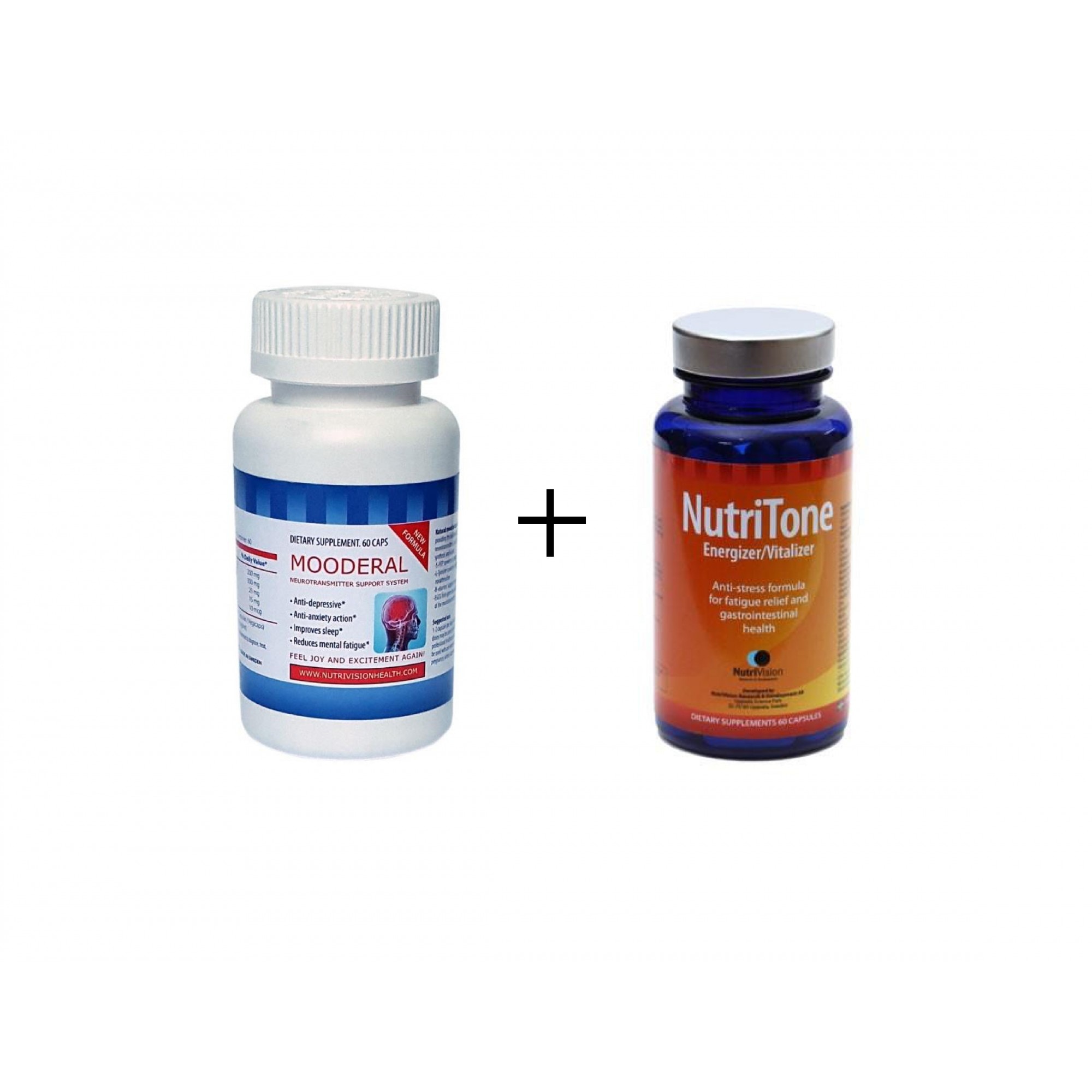 Pachet promo Mooderal (60 capsule) si NUTRITONE (60 capsule) - eMAG.ro