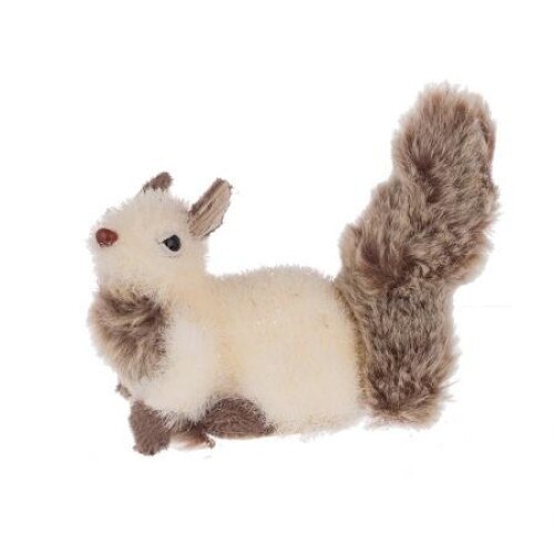 Veverita decorativa, decor brad, KIM35, Bej - eMAG.ro