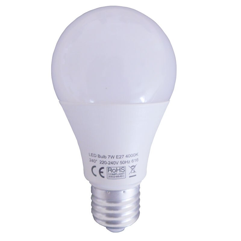 LED Крушка REALUX 7W E27, неутрална светлина - eMAG.bg