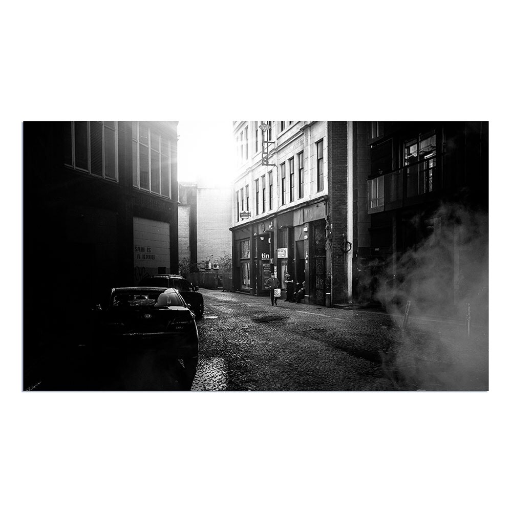 Covor Baie Impermeabil PVC Strada intunecata si incetosata Art Factory ...