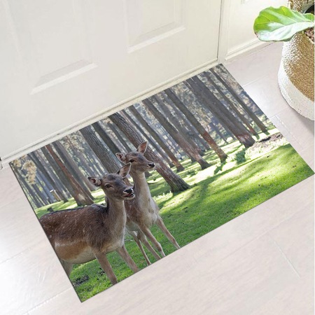 Covor Intrare Impermeabil Pres PVC Art Factory Pui de caprioara in ...