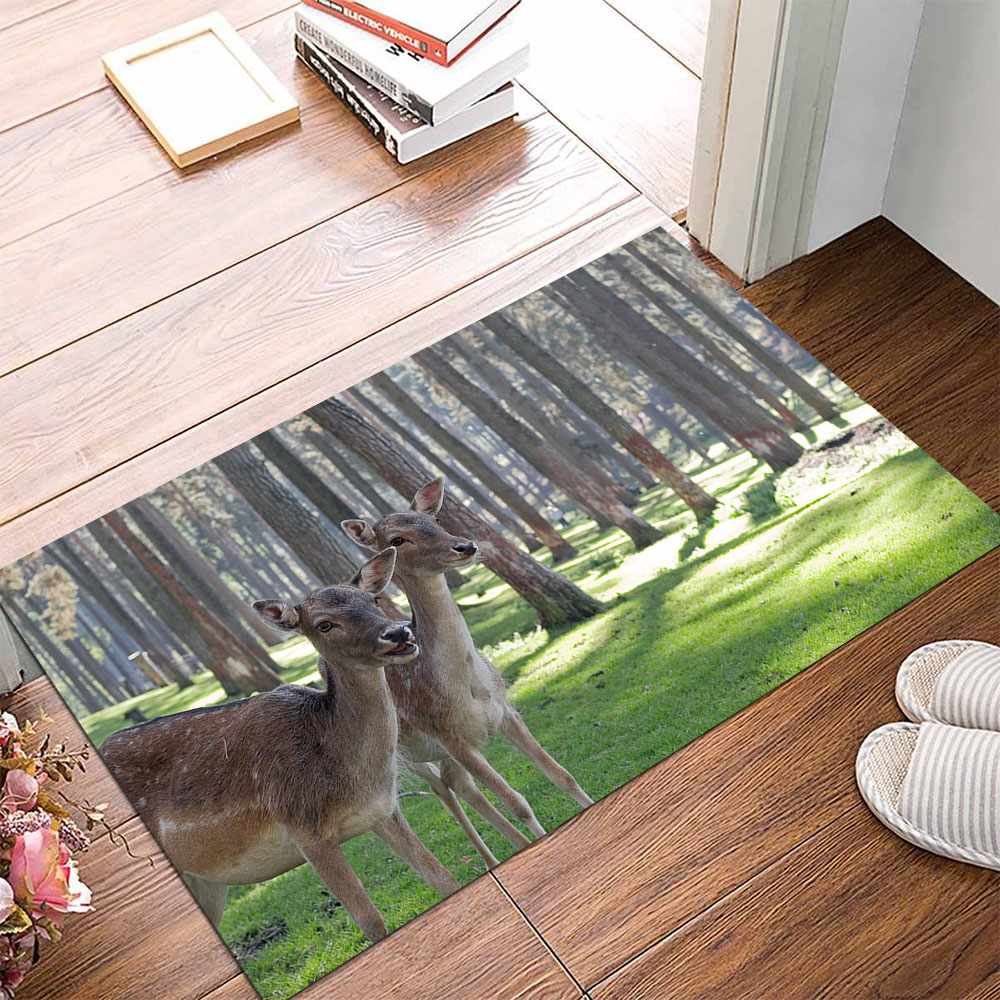 Covor Intrare Impermeabil Pres PVC Art Factory Pui de caprioara in ...