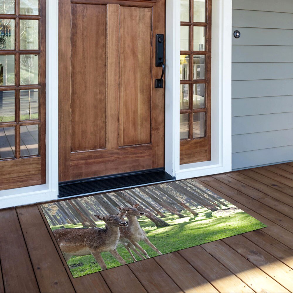 Covor Intrare Impermeabil Pres PVC Art Factory Pui de caprioara in ...