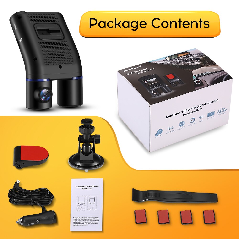 Camera Video Auto Duala Blueskysea B2W 2 x Sony IMX 307, WiFi, IR Night ...